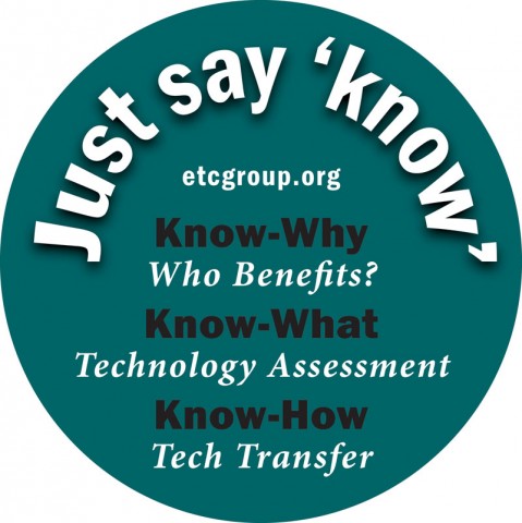 Just say "know" in Rio | ETC Group